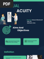 Snellen Chart Testing Procedure Guide | PDF | Visual Acuity | Visual System