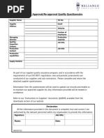 CoC Form 2025 | PDF
