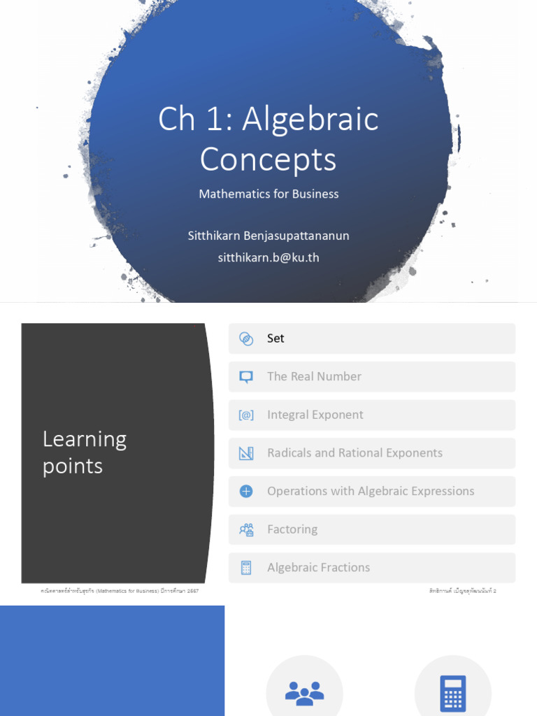 Chapter 1 Set Handout | PDF