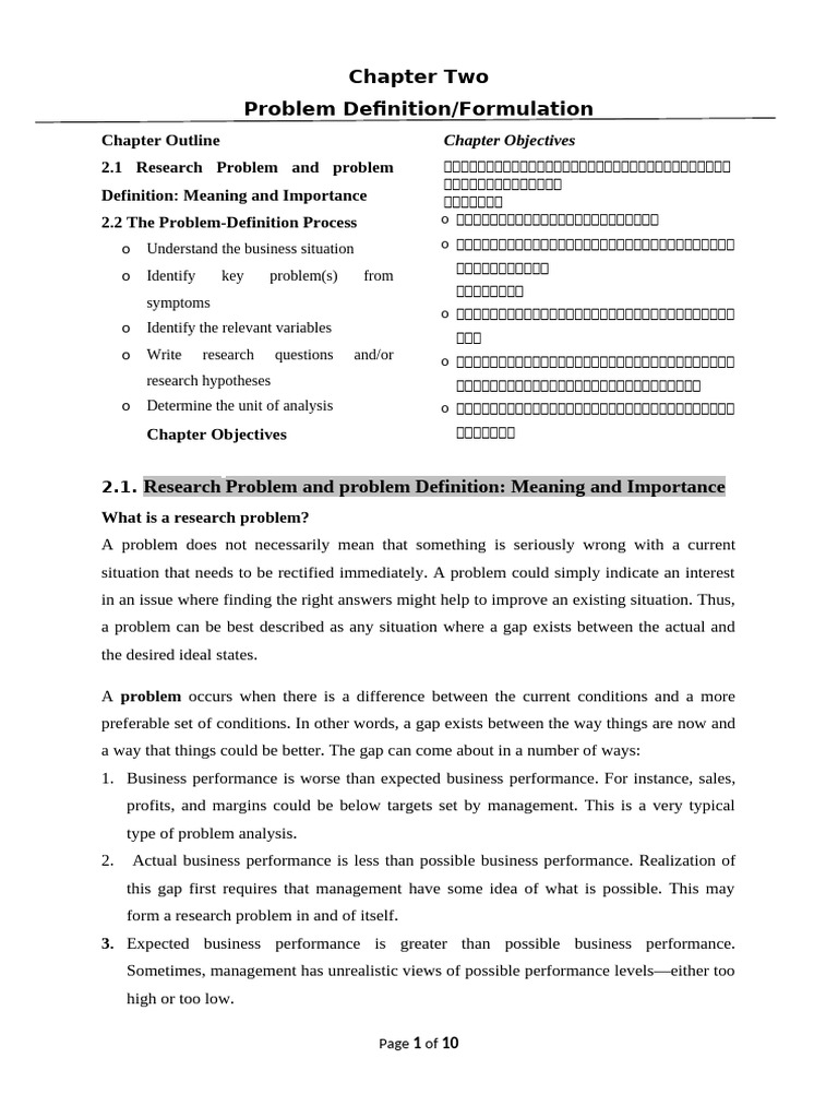 BRM-Chapter 2 Edited | PDF | Hypothesis | Dependent And Independent Variables