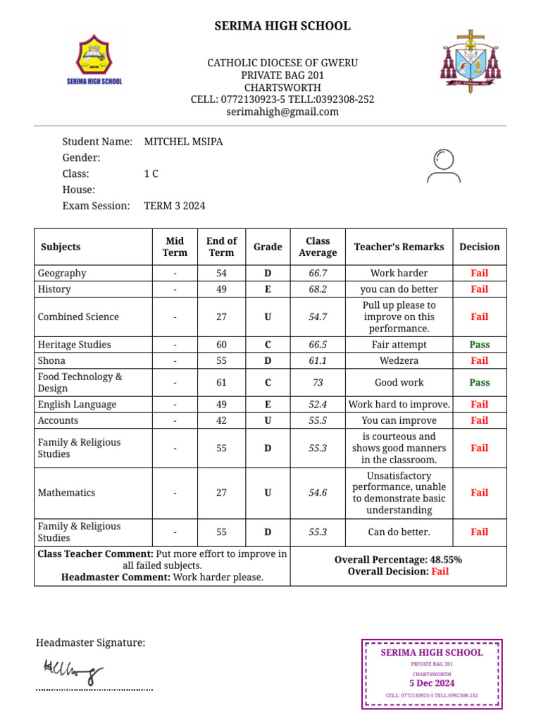 Exam Result | PDF