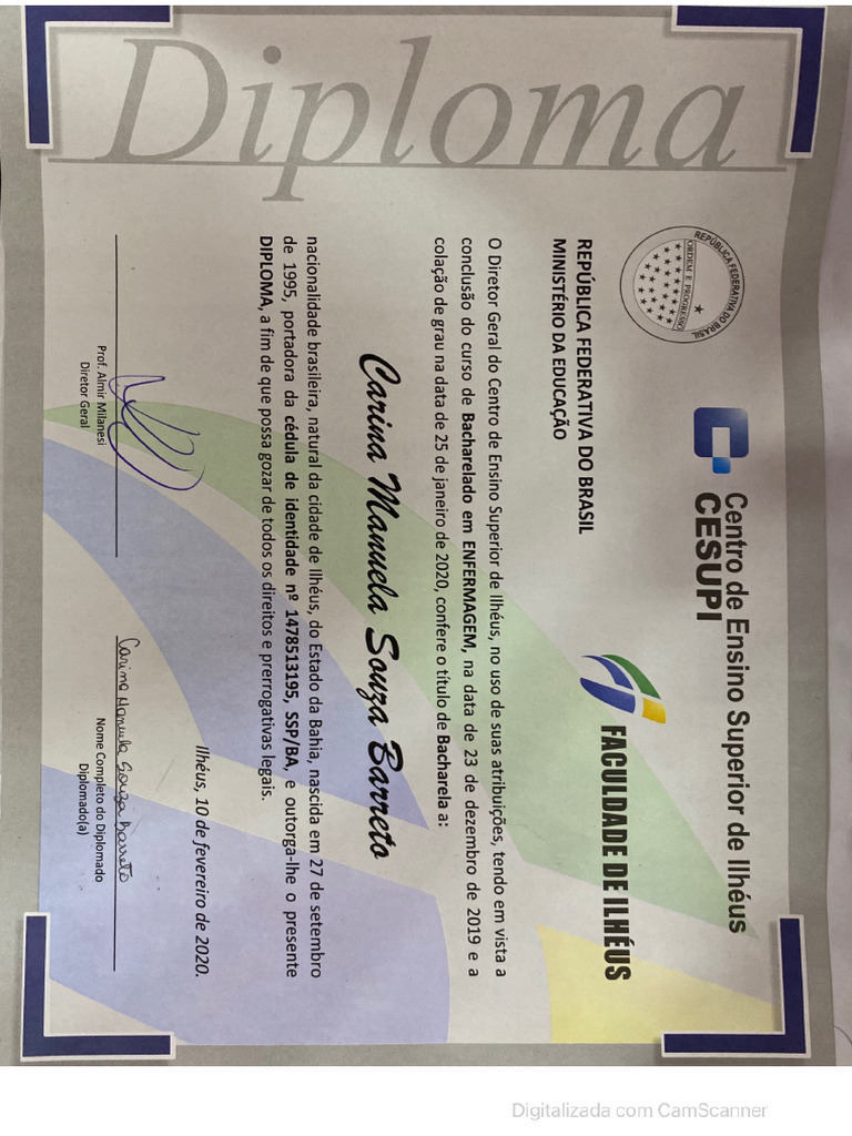 Diploma Frente | PDF