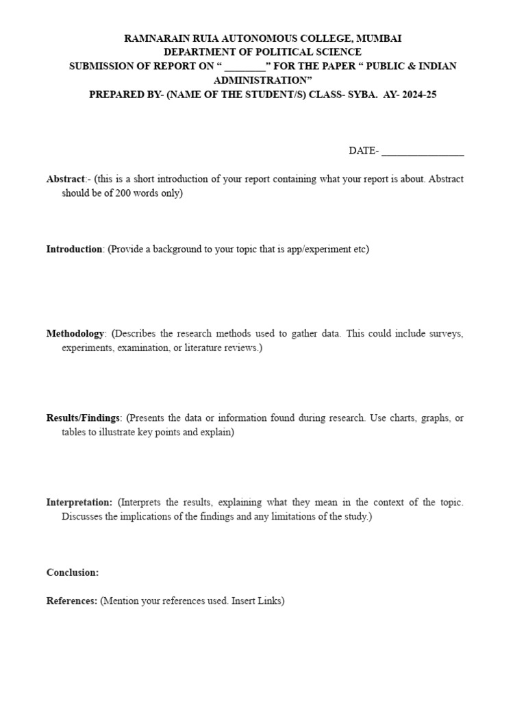 Report Writing | PDF