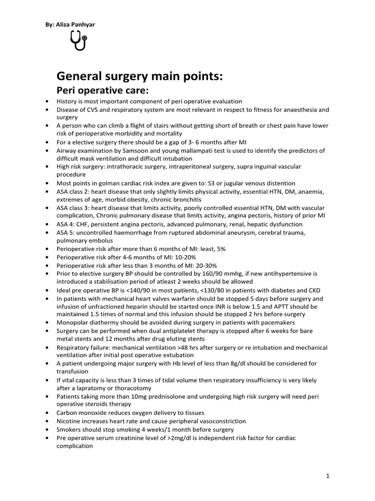 s1 main points(1) | PDF | Shock (Circulatory) | Blood Type