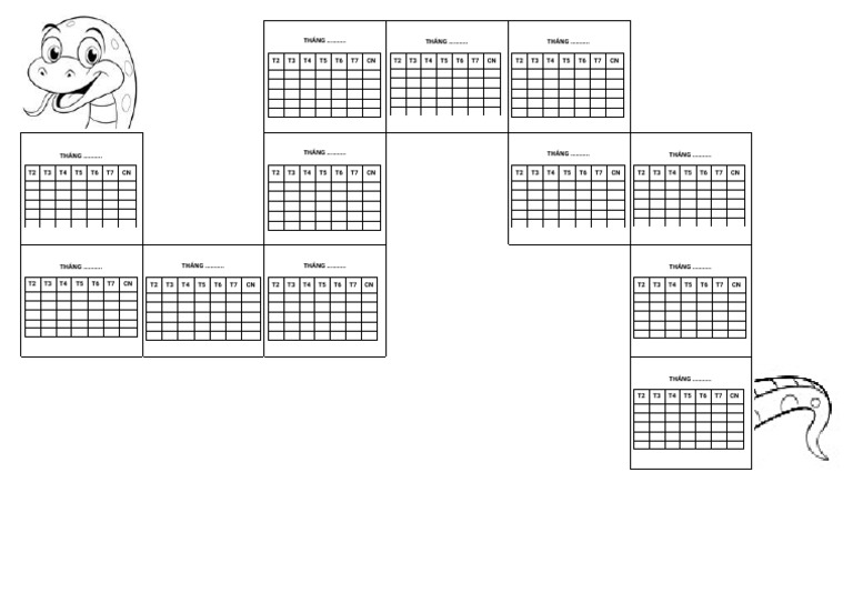 Snake Calendar 2025 | PDF