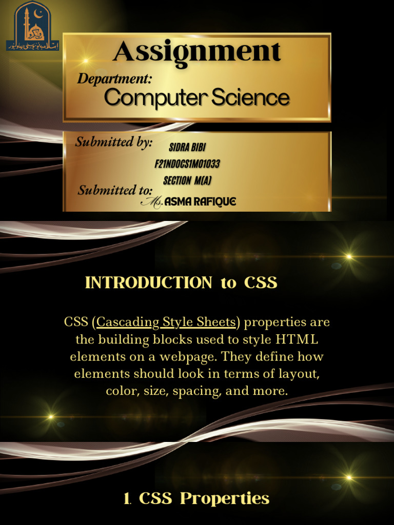 Sidra Bibi Roll No 1033 | PDF | Html | Safari (Web Browser)