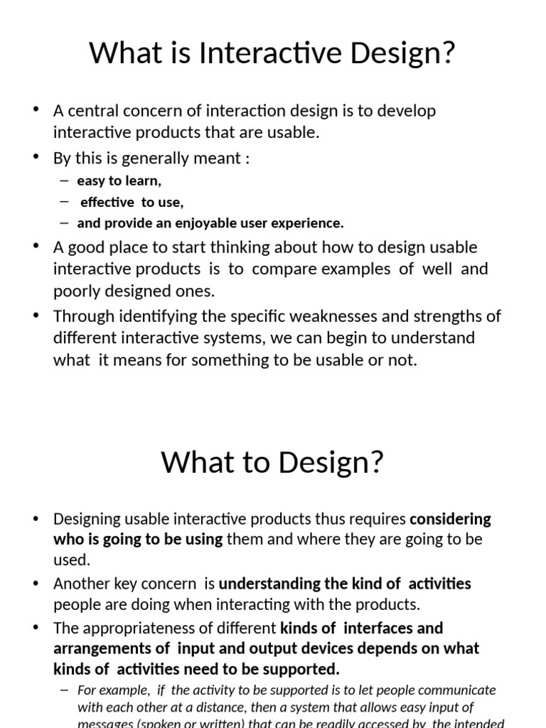 02 Interaction Design | PDF | Usability | Human Communication