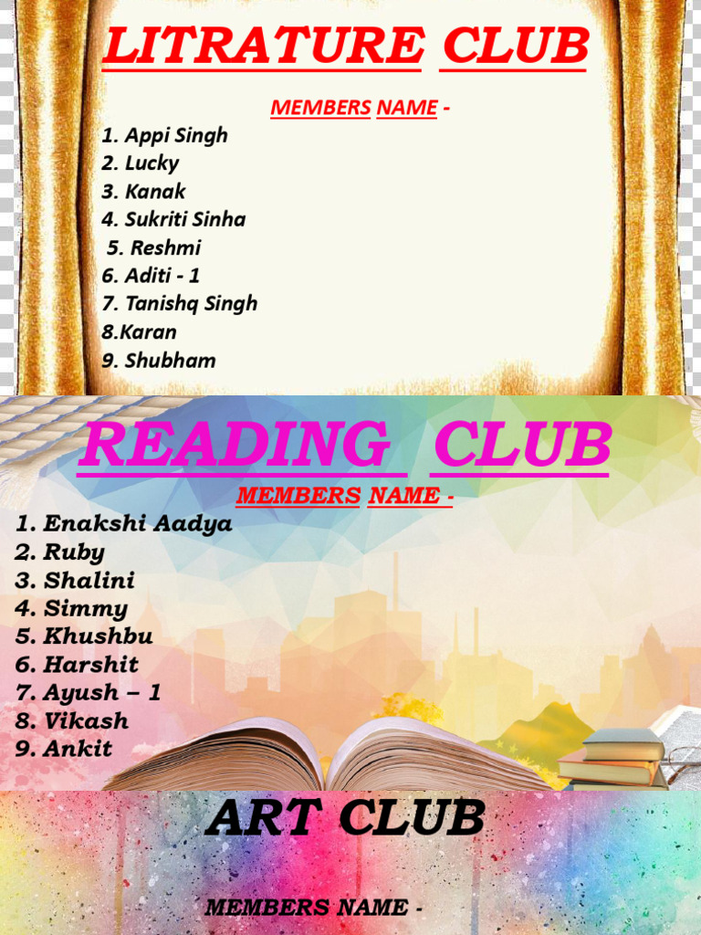 Club Membership List by Category | PDF