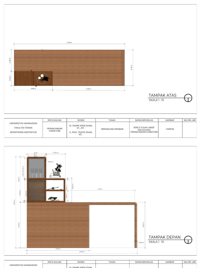 Merancang Minibar | PDF