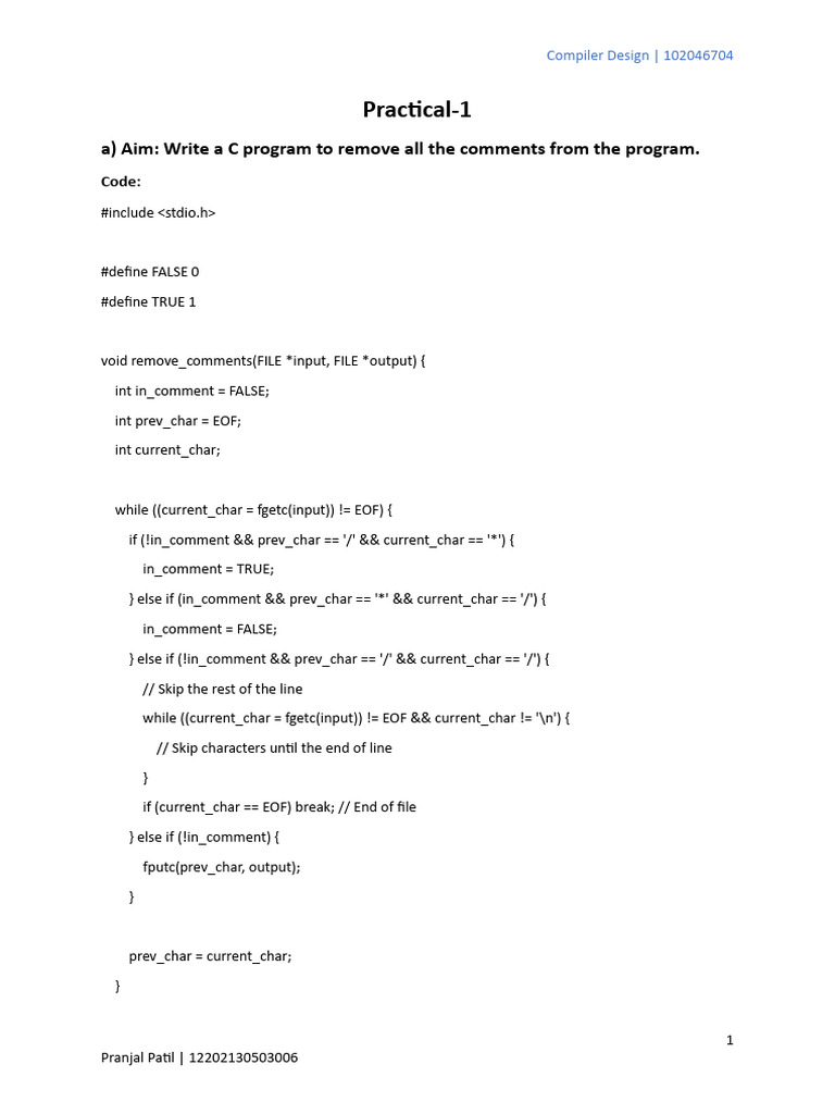 Pranjal | PDF | Software Engineering | Parsing