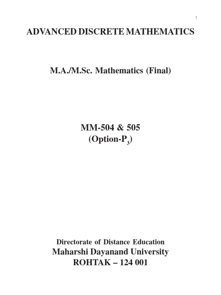 CN-Dayand-Discrete mathematics and its applications | PDF | Argument | Logical Consequence