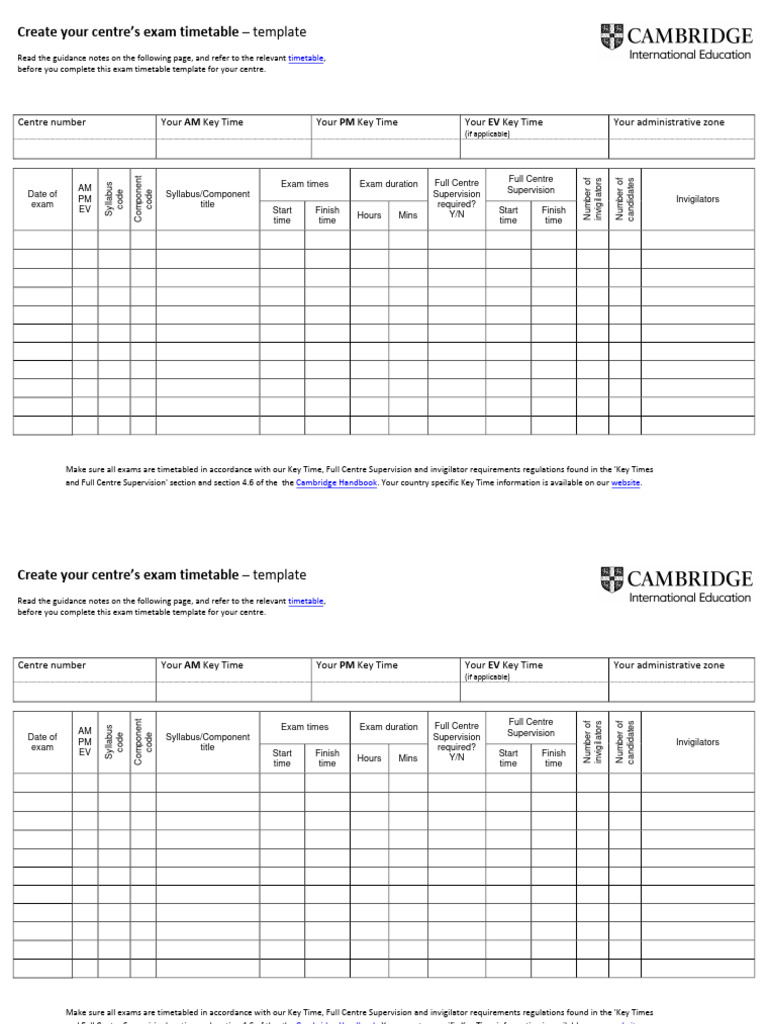 IGCSE & As - A Level Board Examination Timetable AY 2024 - 25 | PDF ...