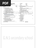 Cambridge School Grade 3 Science Paper 3RD Worksheet | PDF | Metrology ...