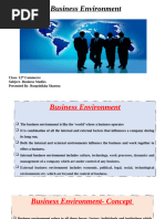 Class 12 Business Studies 2023-24 Notes Chapter 3 Business Environment ...