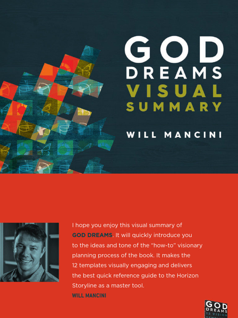 God Dreams Visual Summary Guide | PDF | Goal | Religious Belief And ...