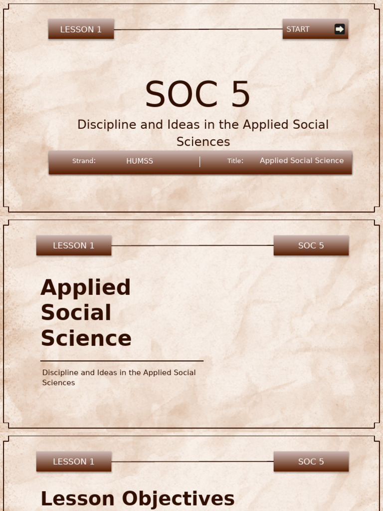 SOC-5-Lesson-1 | PDF | Social Sciences | Science