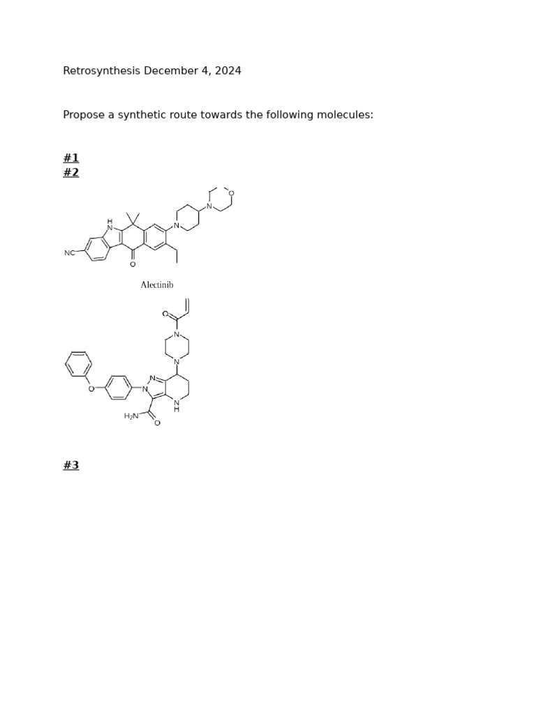 Total Synthesis | PDF