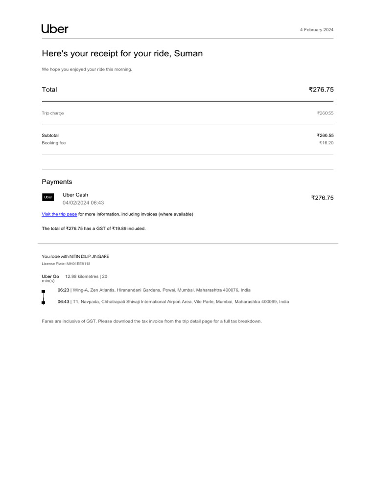 BOM-BLR 4 Feb'24 | PDF