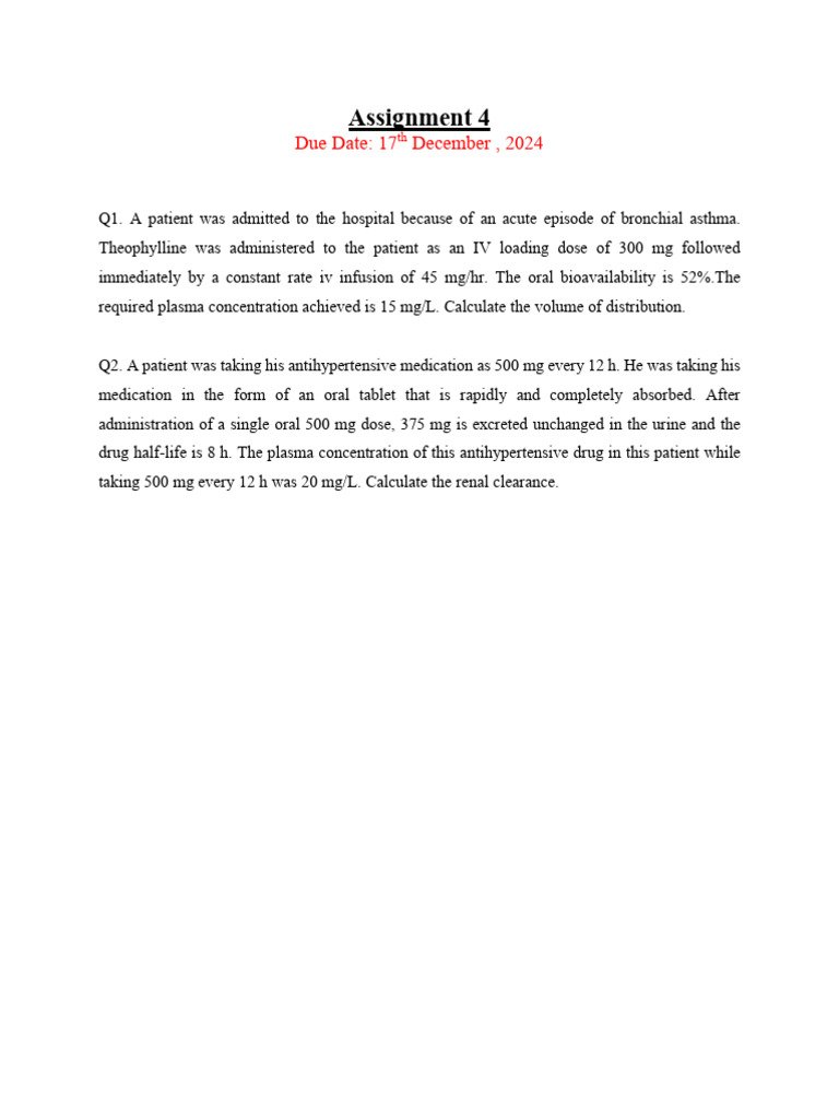 Simulation Assign 4 | PDF