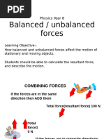 Resultant Forces Worksheet for Grade 8 | PDF