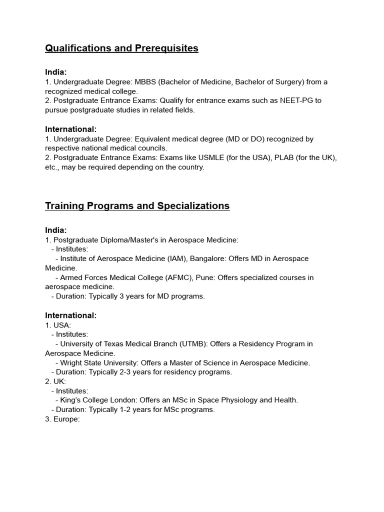 Database For Qualification & Prerequisite | PDF | Doctor Of Medicine ...