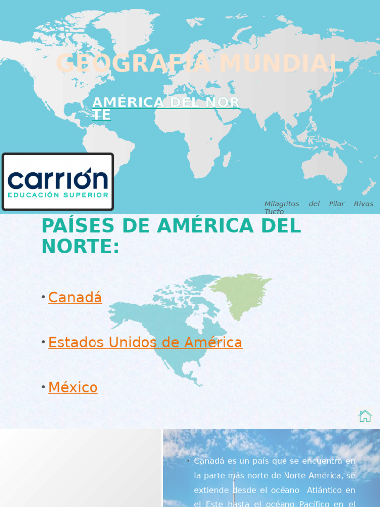 Geografía de América del Norte | PDF