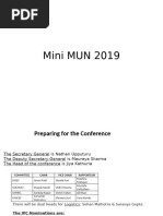 MUN Conference Speech Preparation Guide | PDF