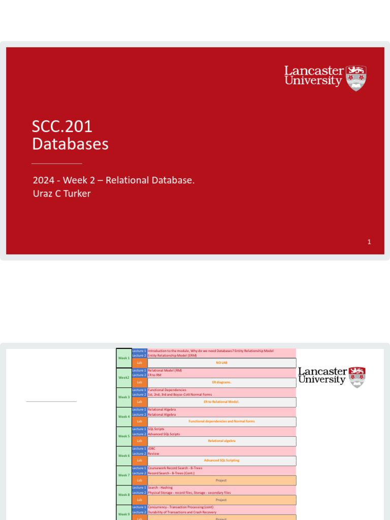 WEEK2 | PDF | Relational Model | Relational Database