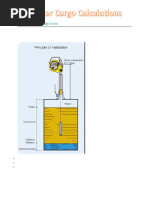 Steps of Taking Vessel Ullaging | PDF | Volume | Calibration