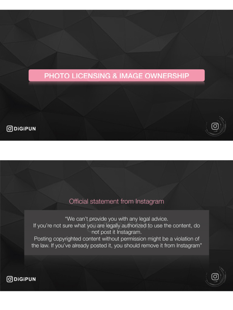 Module 3.7 Photo Licensing and Image Ownership | PDF