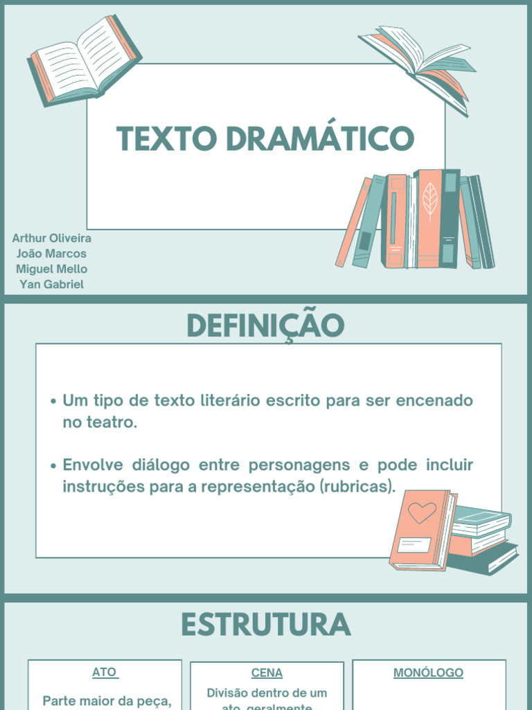 TEXTO DRAMÁTICO | PDF