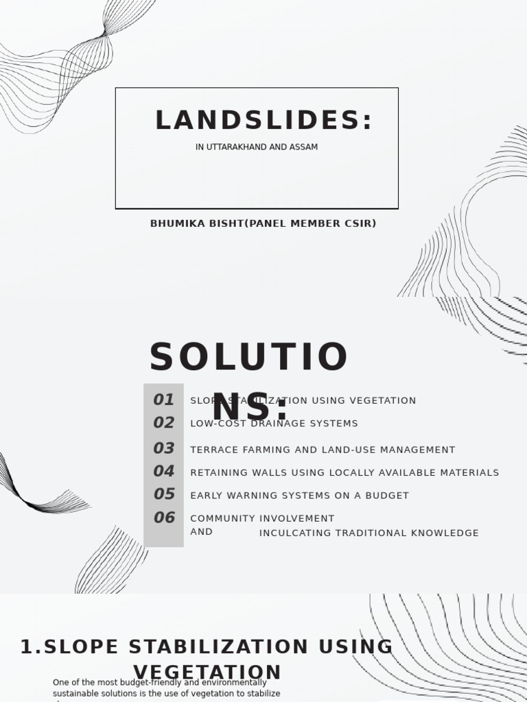 Landslides | PDF | Landslide | Drainage
