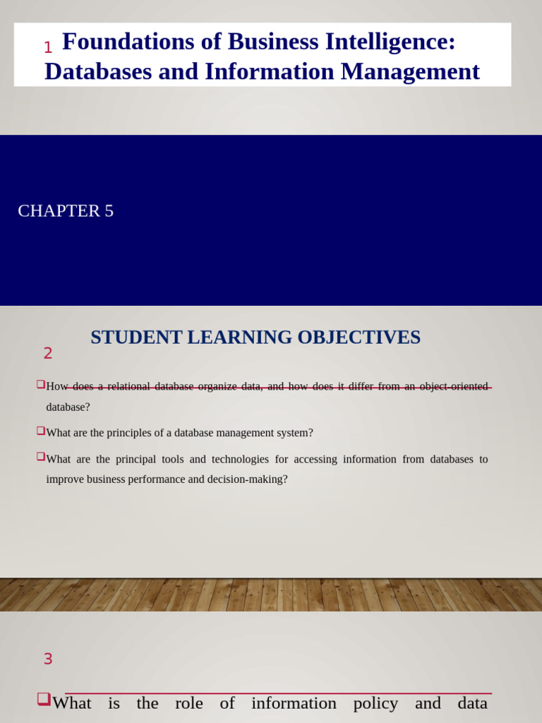 MIS SLIDE 5 | PDF | Relational Database | Databases