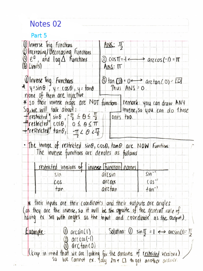 Single Variable Differential Calculus Notes 02 Part 05 To 08 Version1 | PDF