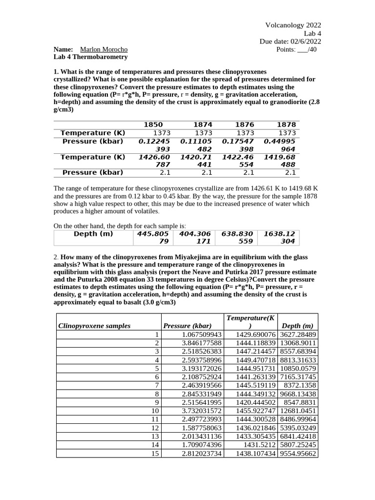 Morocho_Lab4_ | PDF | Pressure | Temperature