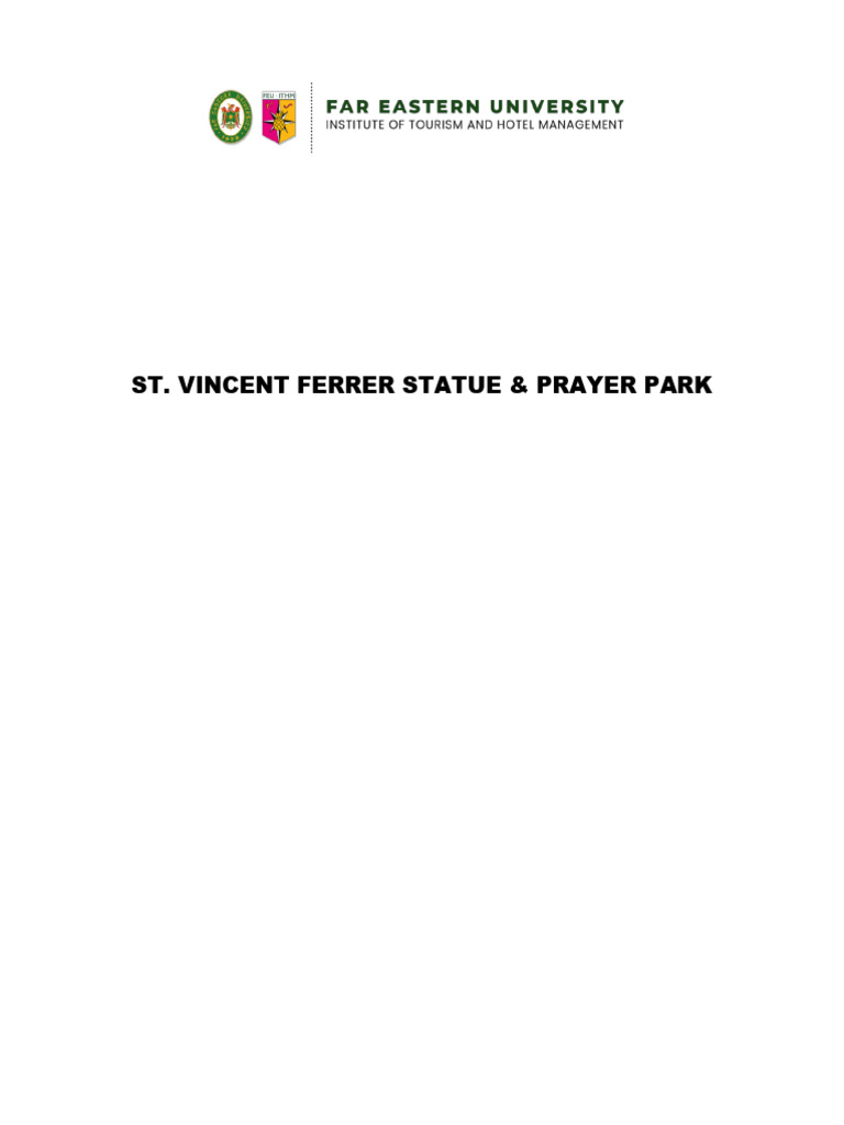 St Vincent Ferrer Statue Prayer Park Bustos Gonzales Lumanog Tabsing ...
