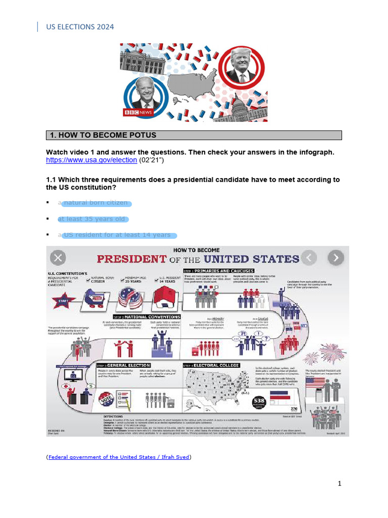 2024 ELECTIONS Key Step 1-2 | PDF | Primary Election | Elections