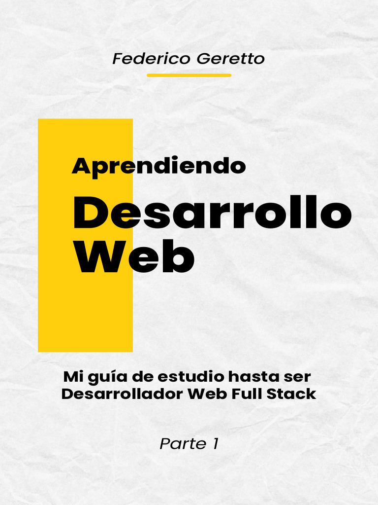 Guía Desarrollo Web | PDF | HTML | Red mundial