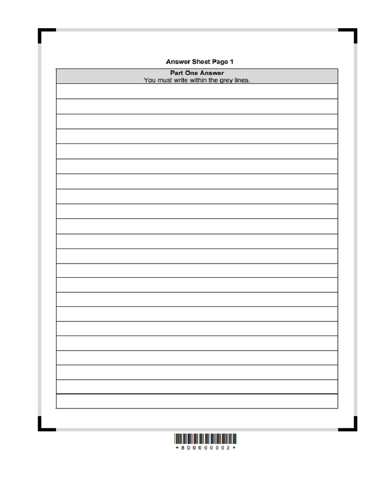 Advanced Writing Sheet | PDF