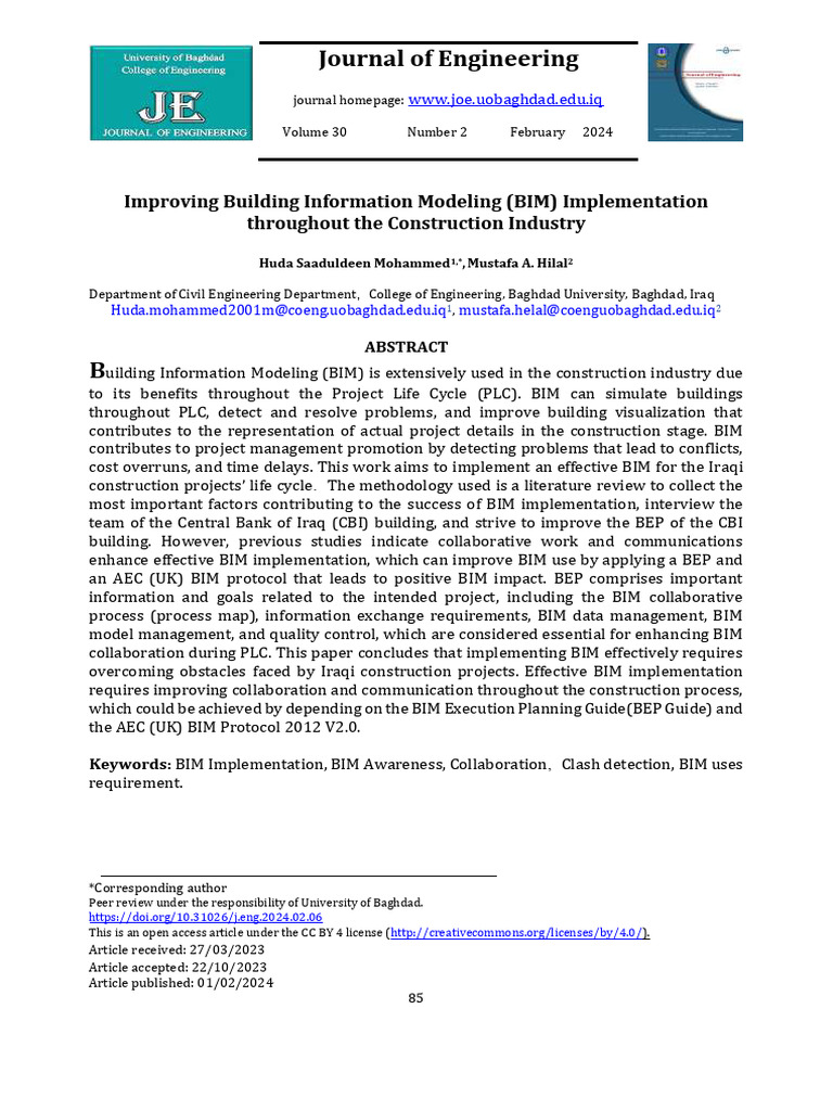 Improving_Building_Information_Modeling_BIM_Implem | PDF | Building Information Modeling ...