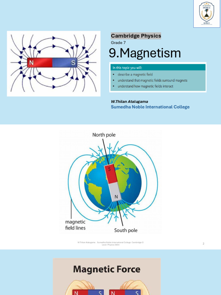 Grade 7 Magnetism | PDF | Magnet | Magnetism