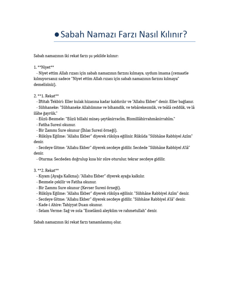 Sabah Namazi Farzi | PDF