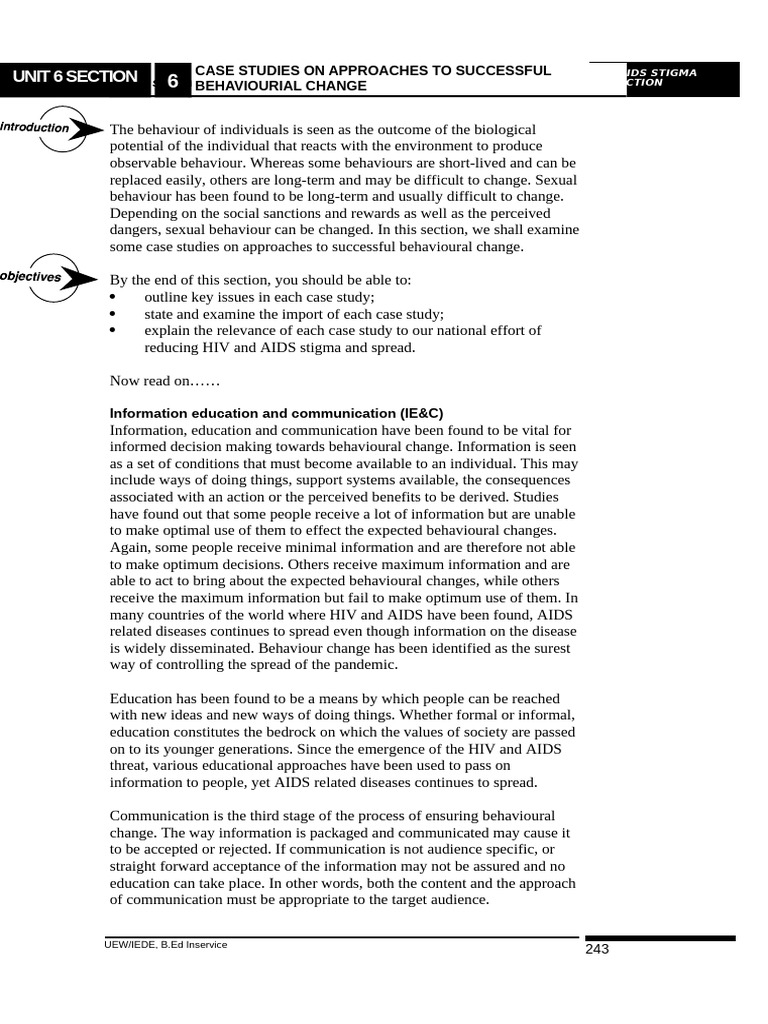 Unit 6- Section 6 hiv NEW | PDF | Domestic Violence | Power (Social And ...