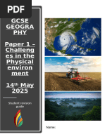 IGCSE and GCSE Geography Case Studies | PDF | Natural Environment ...