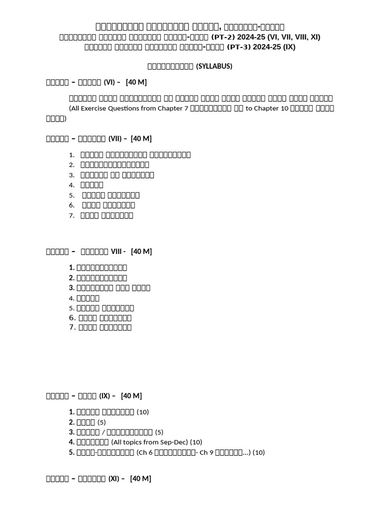 Syll_PT-2(6,7,8,11)_PT-3(9)Jan25 | PDF