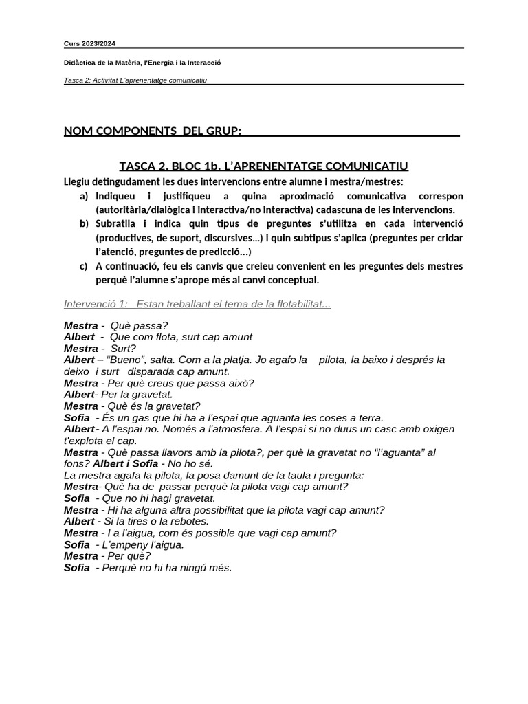 Tasca 2.bloc 1b-1 | PDF