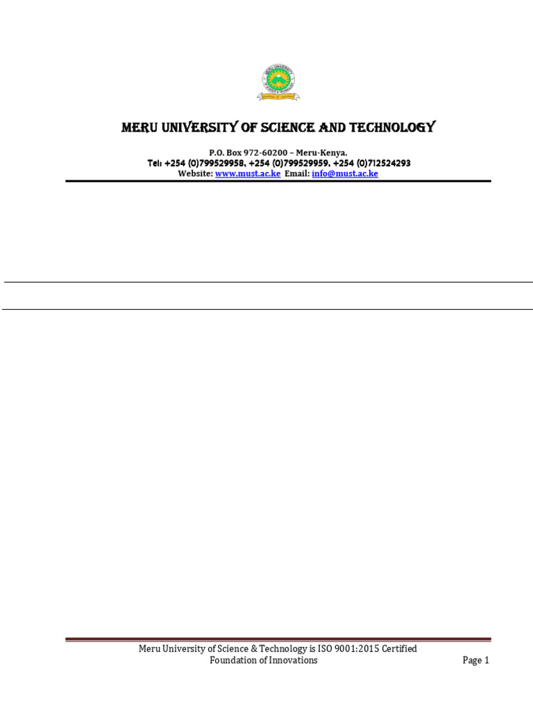 Cit 2107 Introduction To Computer and Application 1 | PDF | Application Software | Computing