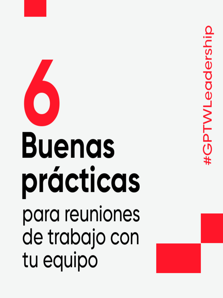 6 Buenas PR Cticas Reuniones de Trabajo 1701279054 | PDF