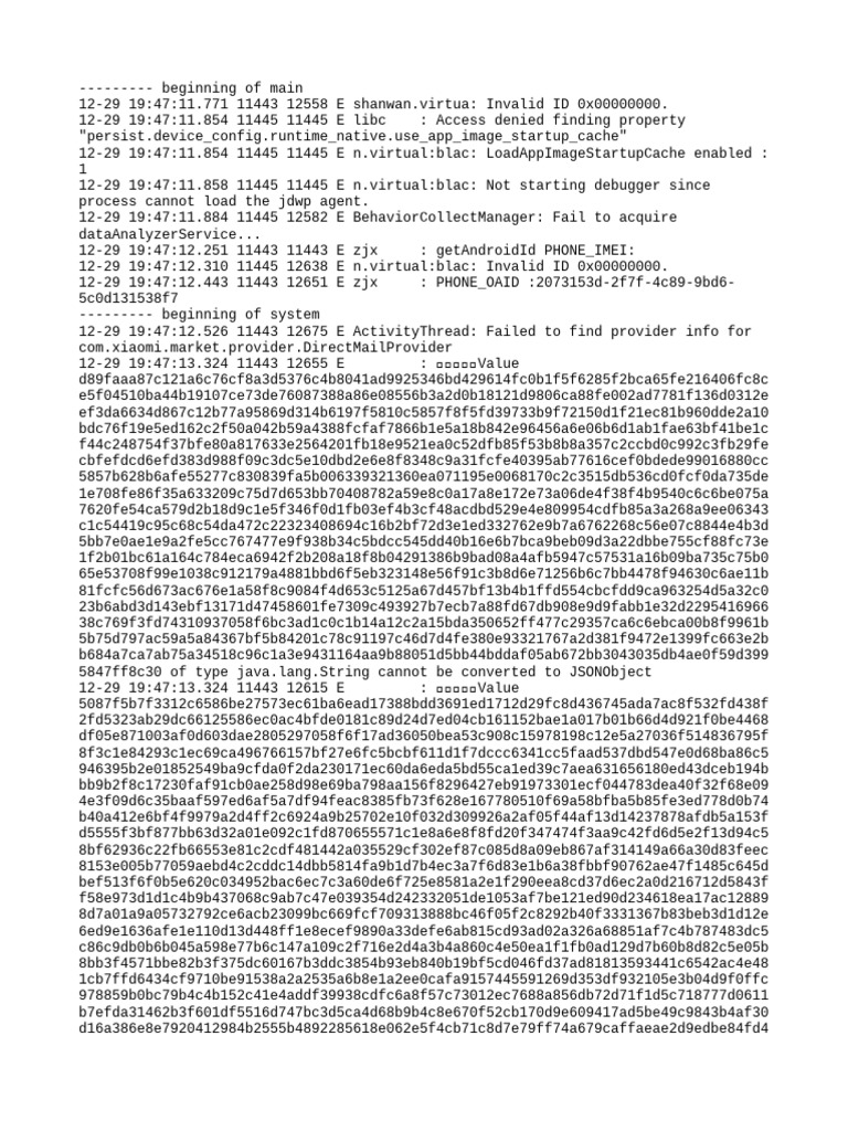 Com.shanwan.virtual Logcat | PDF