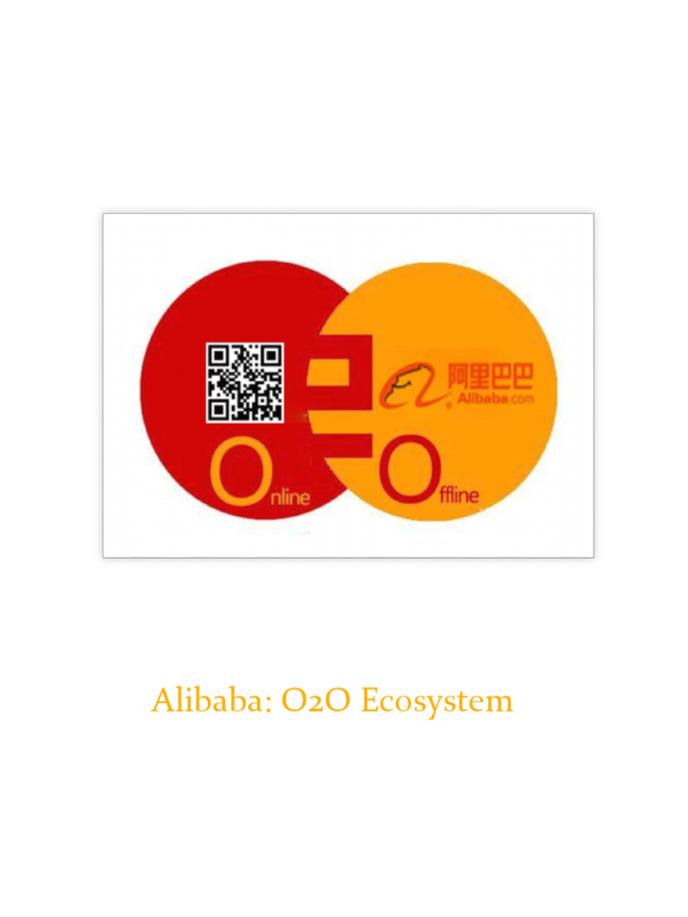 Alibaba's O2O Ecosystem Analysis | PDF | E Commerce | We Chat